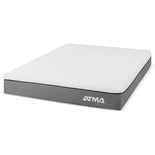 Colchón Atma Matrimonial Smooth Top Con Pillow 135x190 Memory Foam