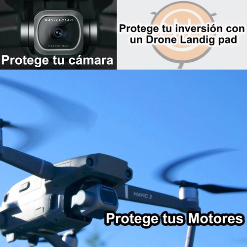 Drone Landing Pad Plegable Doble Vista Impermeable 75cm