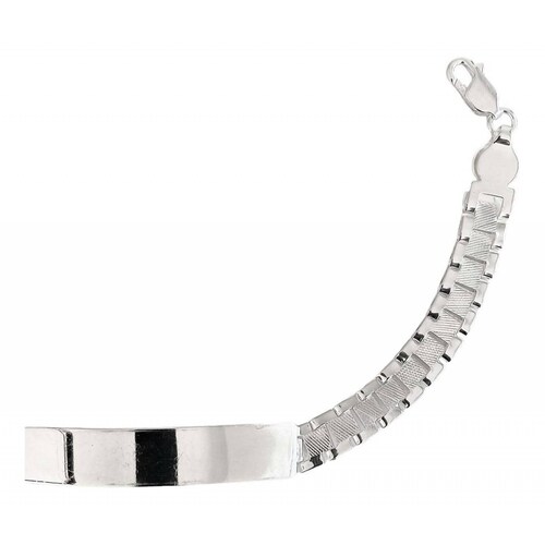 Pulsera Rolex Hombre Esclava Placa Plata Solida Ley 925 8mm