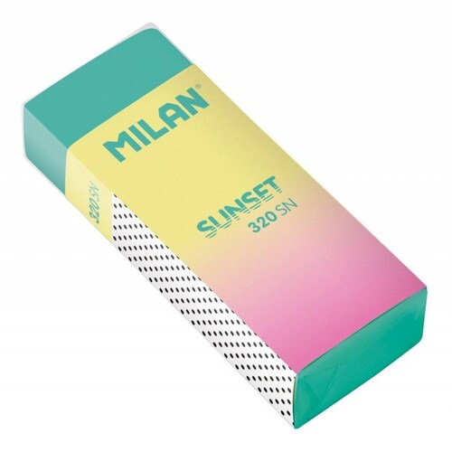 Gomas De Nata Milan #320 Caja Con 20 Pz Serie Sunset Colores