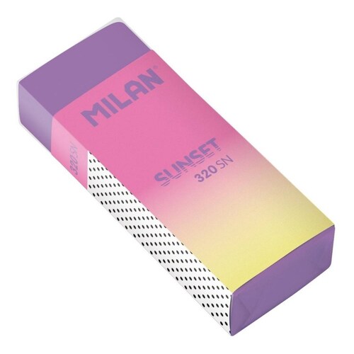 Gomas De Nata Milan #320 Caja Con 20 Pz Serie Sunset Colores