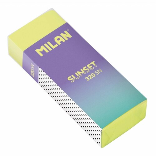 Gomas De Nata Milan #320 Caja Con 20 Pz Serie Sunset Colores