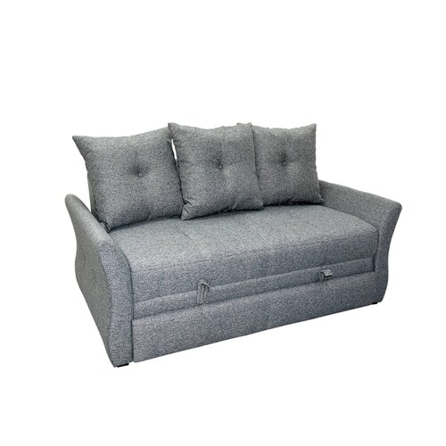 Sofá Cama Artikel Matrimonial Donatella Linete Paz Crudo Color Gris Lino