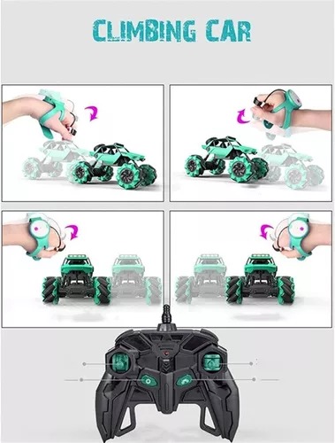 Carro Todo Terreno Escalador Verde Climbing Legend Pulsera-control.