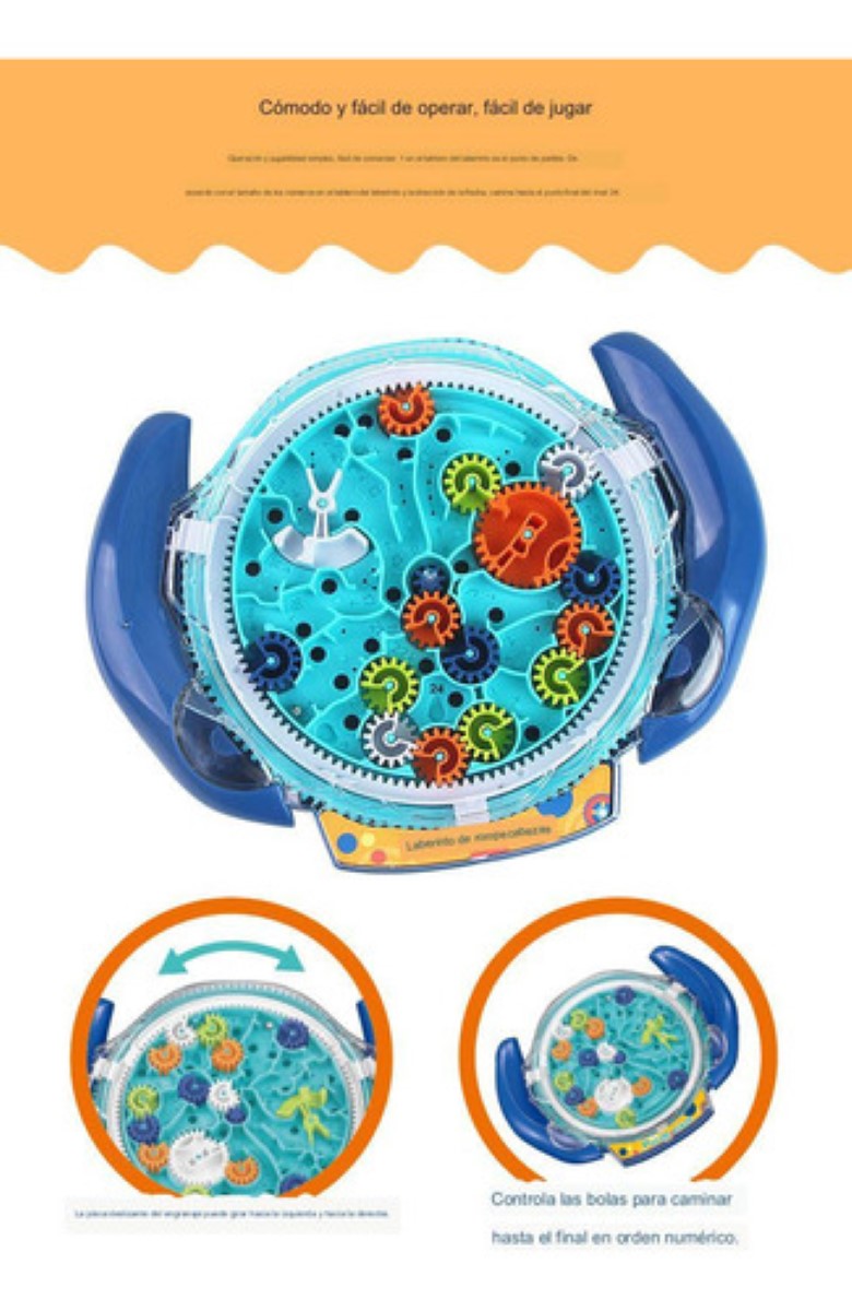 Laberinto De Ingenio 3d Para Niños Azul
