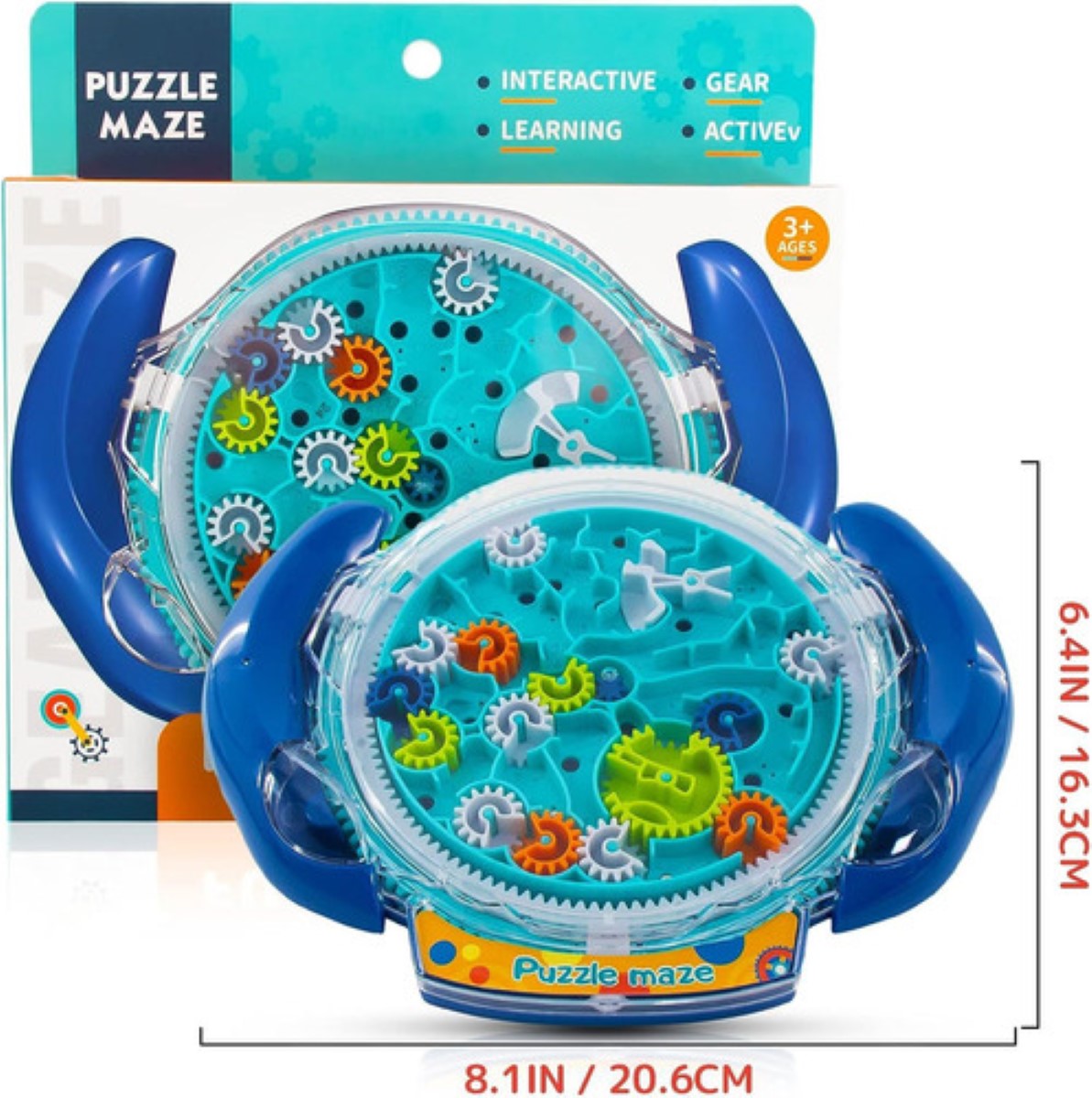 Laberinto De Ingenio 3d Para Niños Azul