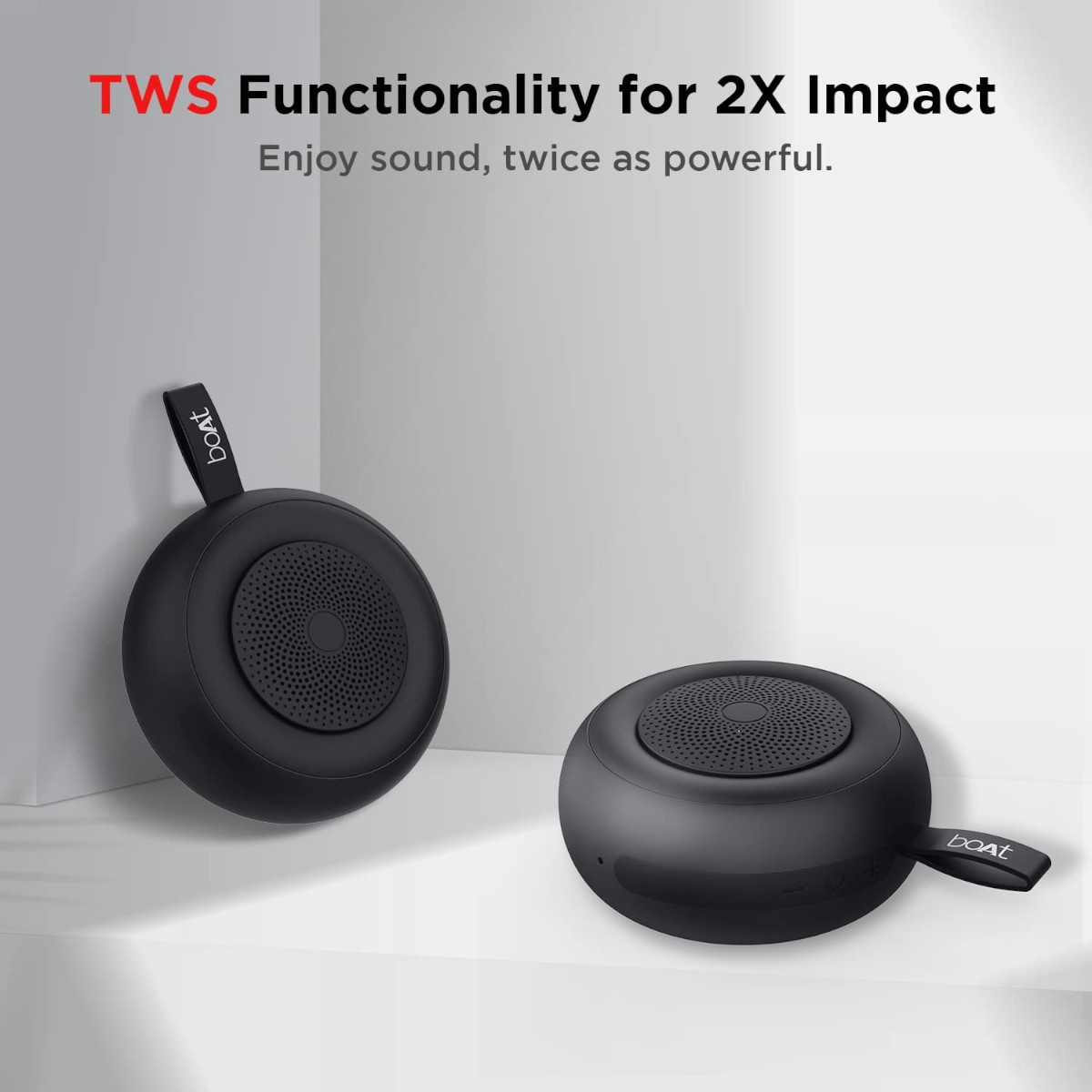 Bocina Inalámbrica BOAT STONE 135 Bluetooth 11hr 5W RMS IPX4.