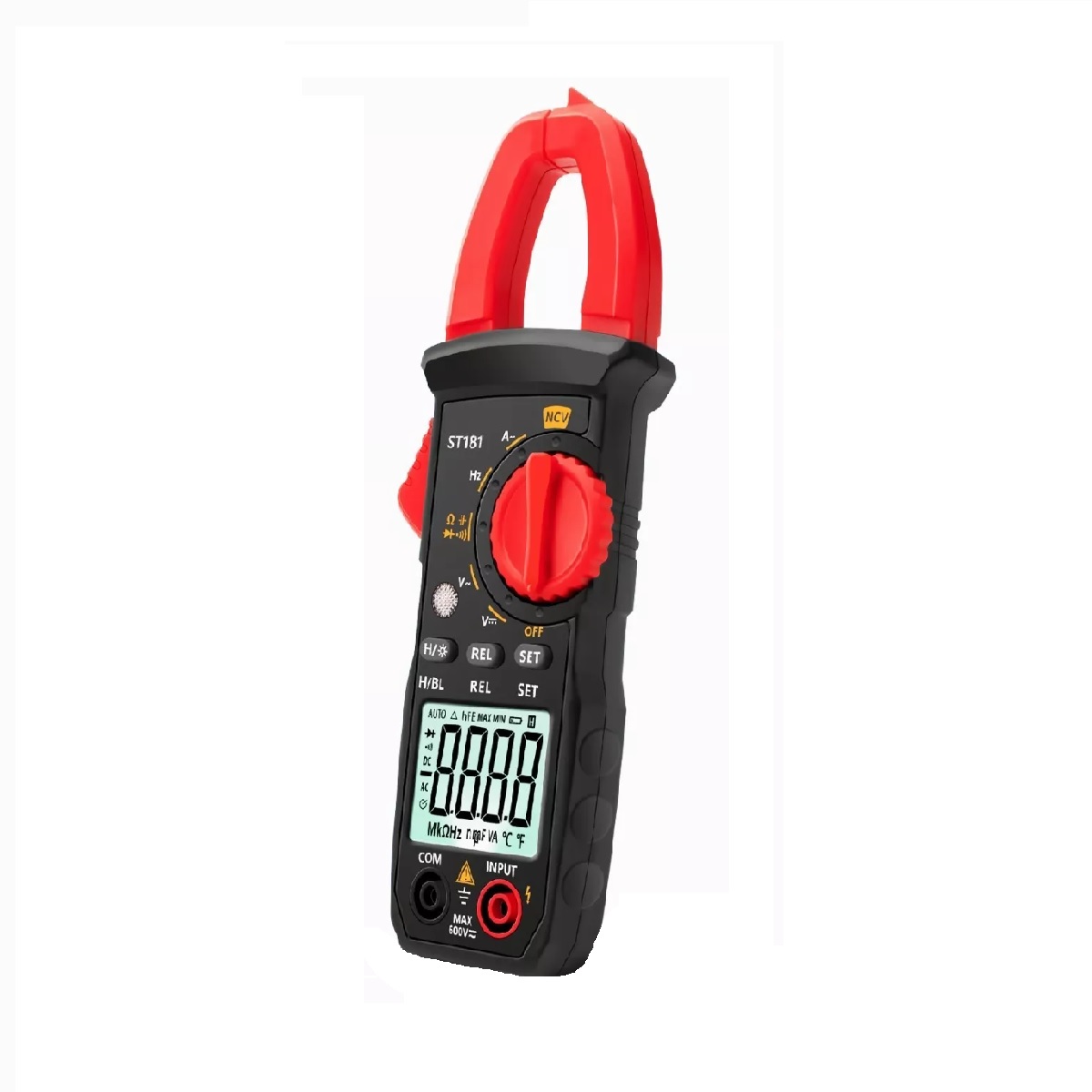 Pinza Amperimétrica Digital Multímetro 4000 Cuentas.