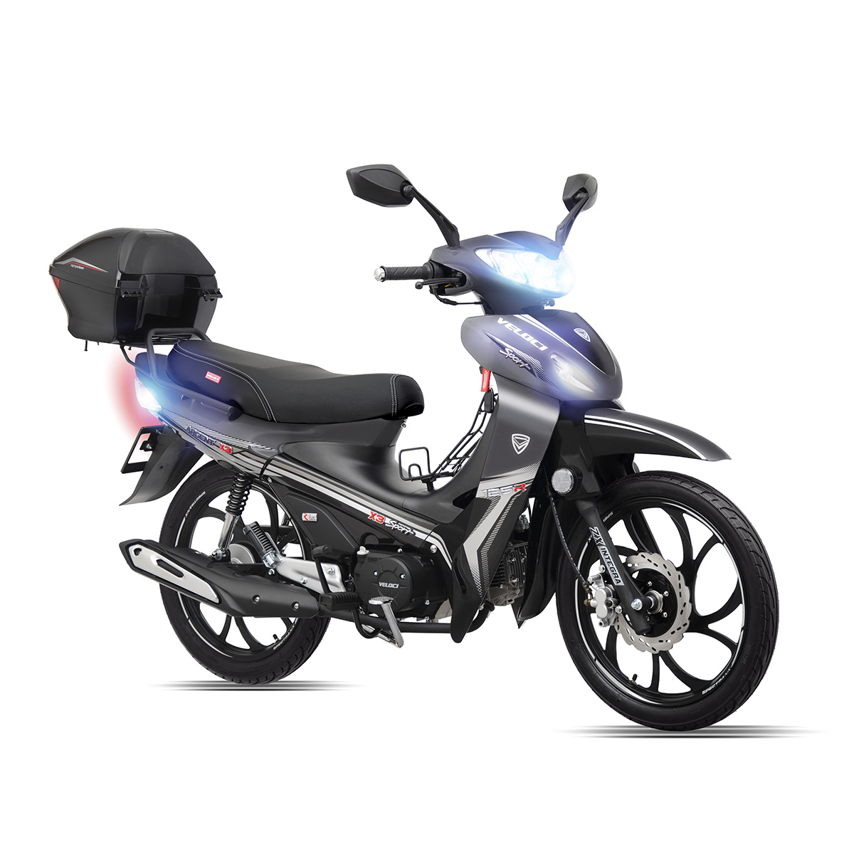 Moto Veloci Argent X3 125CC Plata 2023.