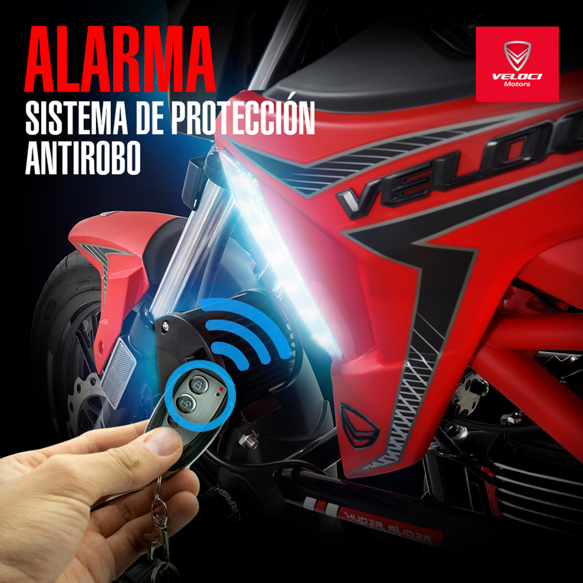 Moto Veloci Razzer GTR 3 200CC Rojo Mate 2023.