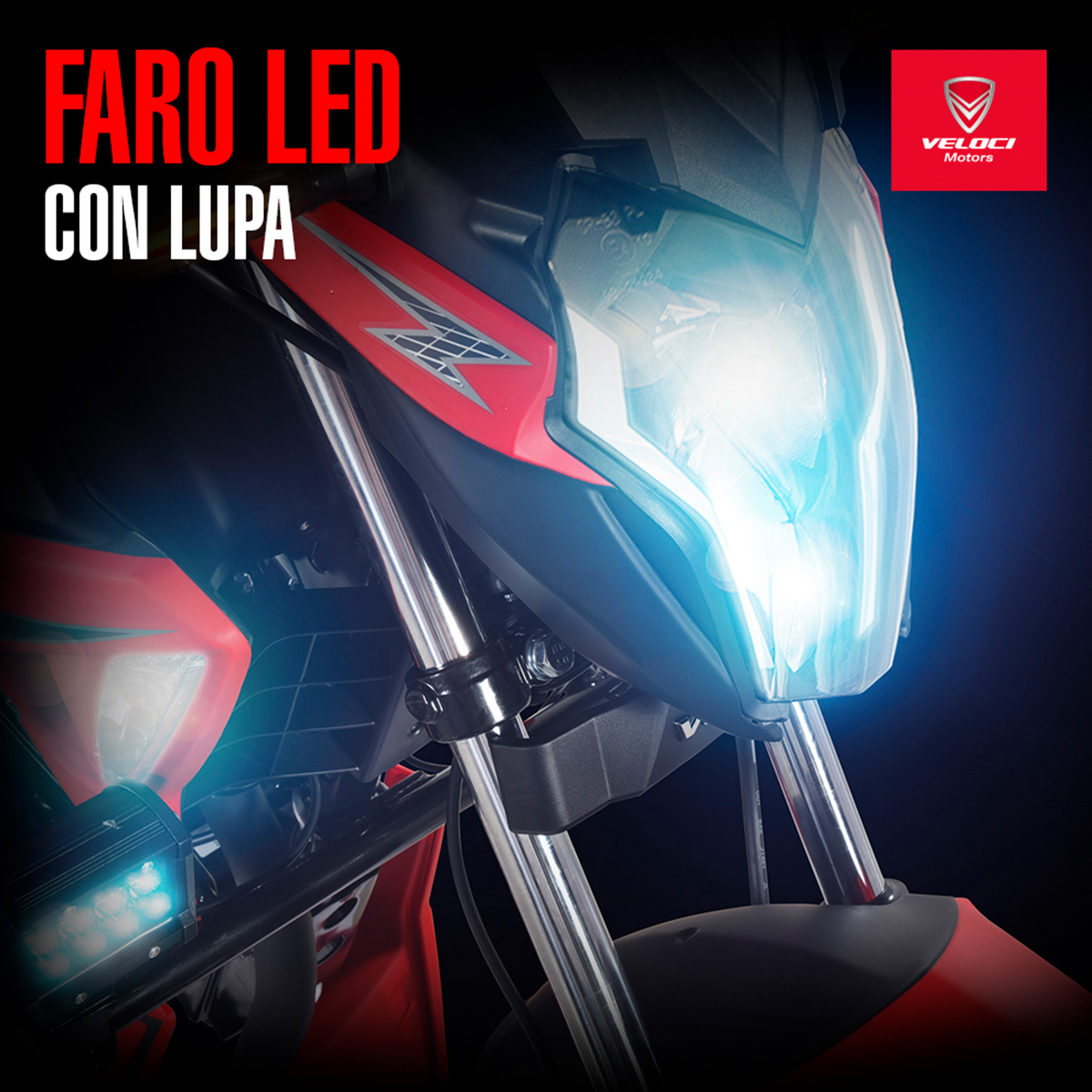 Moto Veloci Razzer GTR 3 200CC Rojo Mate 2023.