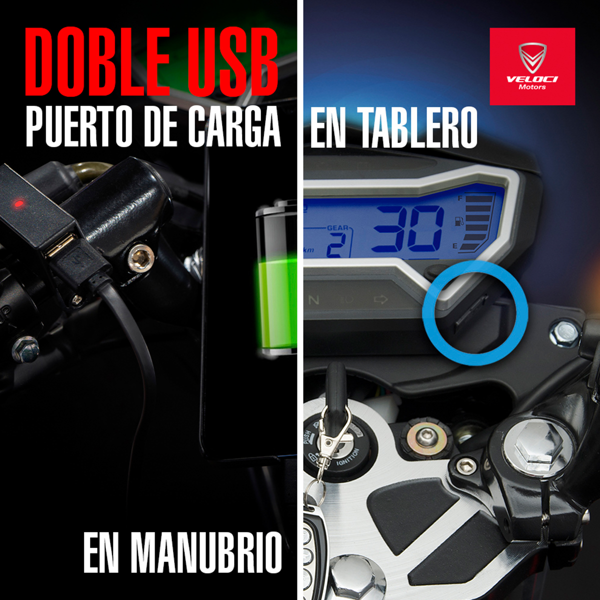 Moto Veloci Razzer GTR 2 200CC Rojo 2021