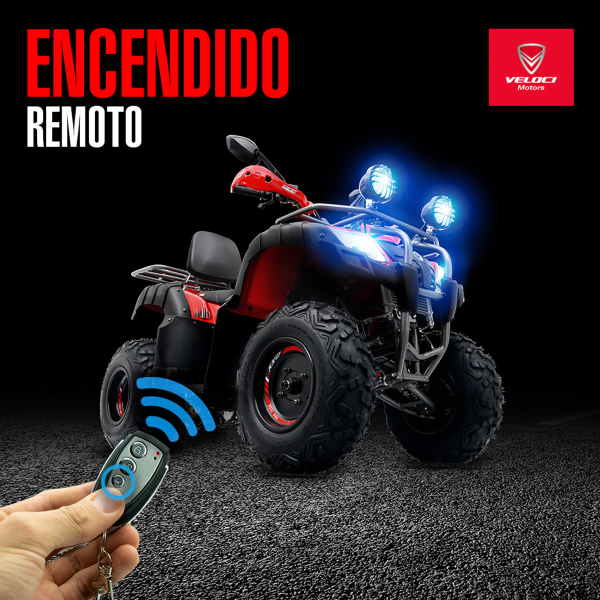 Moto Veloci Beast KX2 Hyper Sport 200CC Rojo 2021