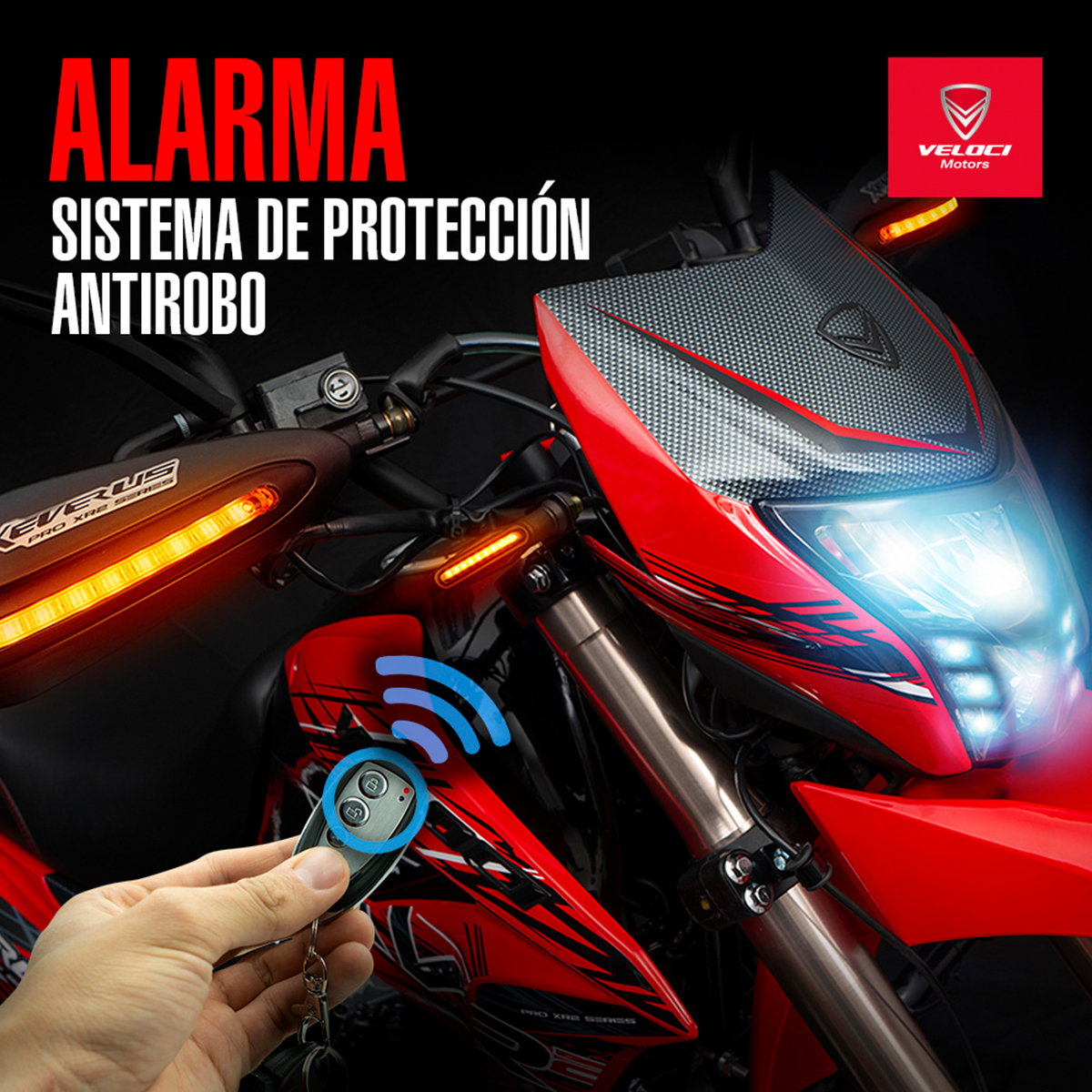 Moto Veloci Xeverus Pro XR2 250CC Rojo 2021