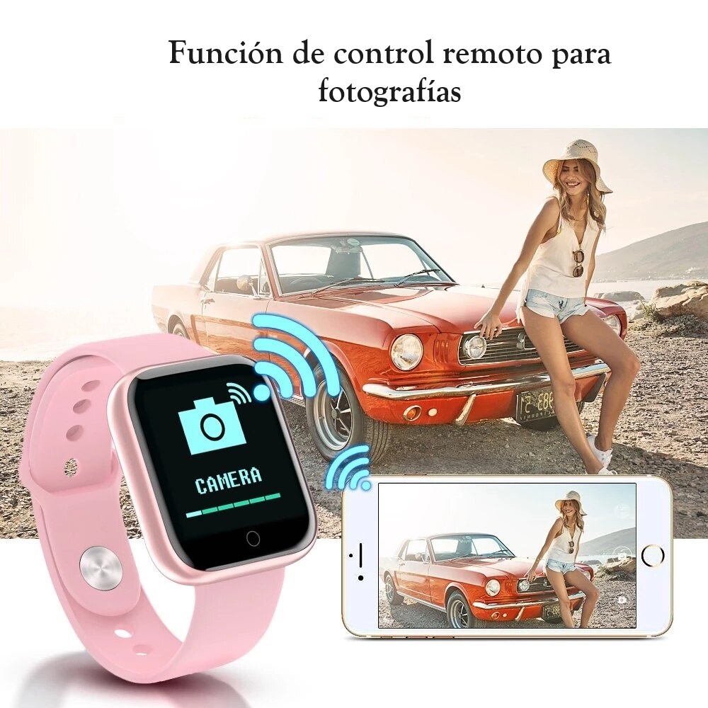 Smart Watch Reloj Inteligente Blanco Y68/D20.