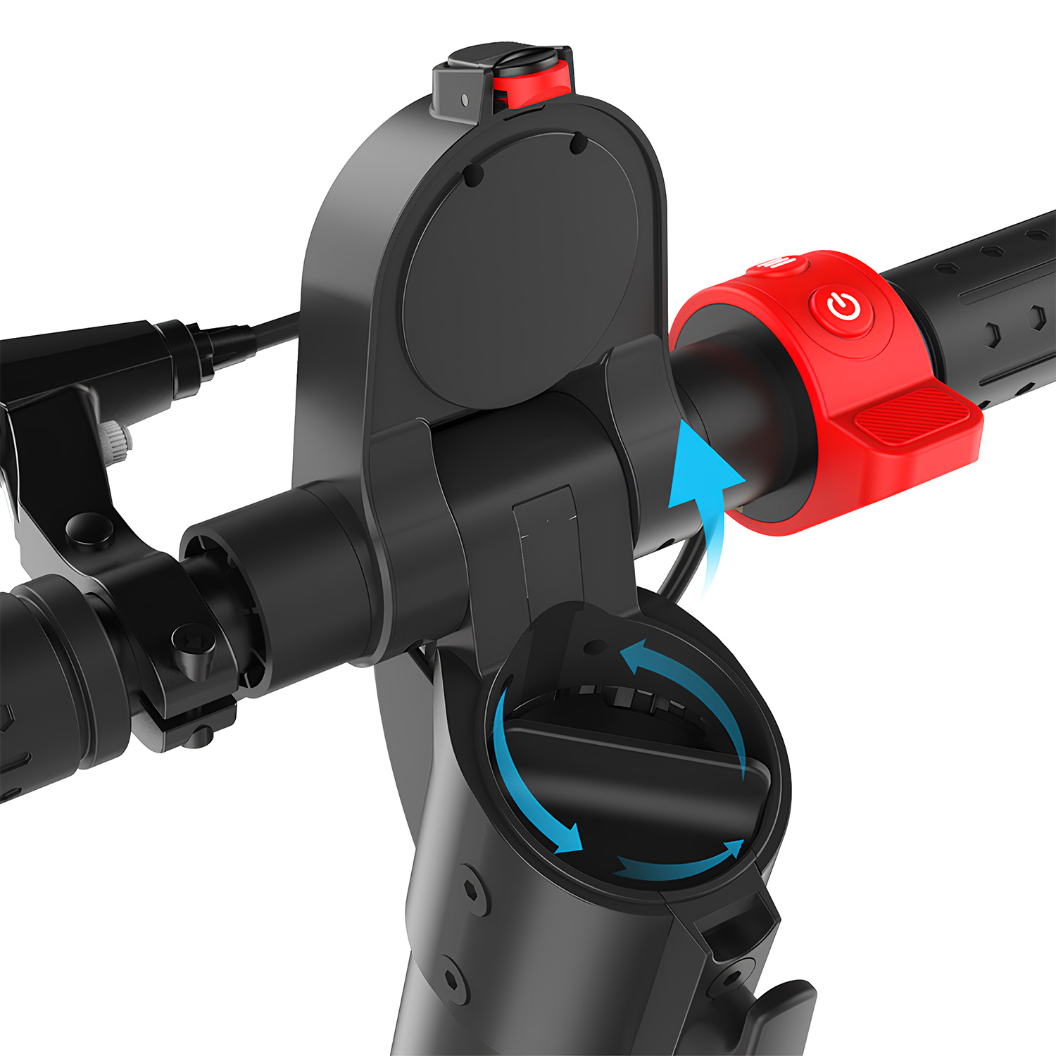 Scooter Eléctrico Plegable Moboss X7 25km/h Negro