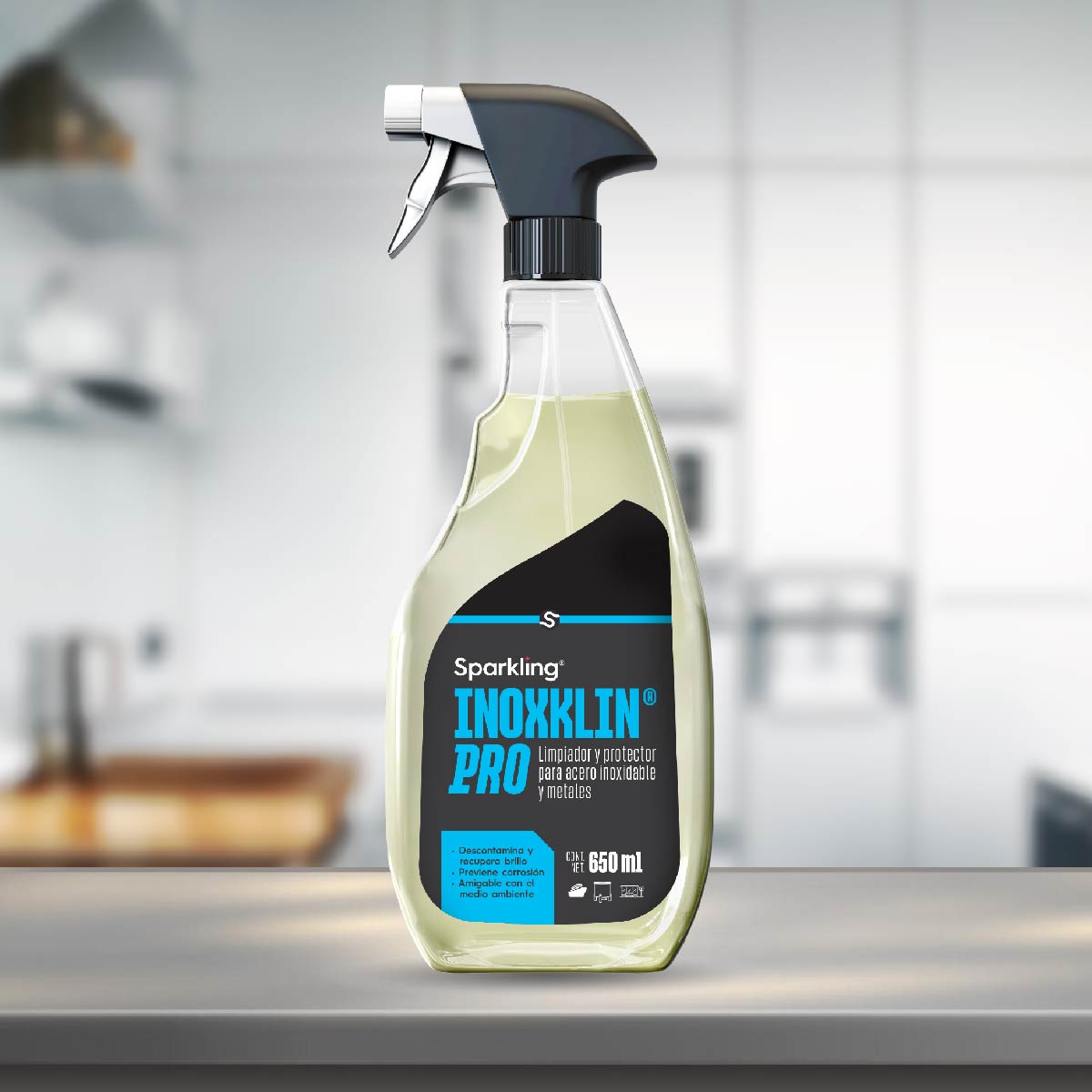 sparkling Aceite Anticorrosivo y Limpiador para aceros y metalales Inox ...