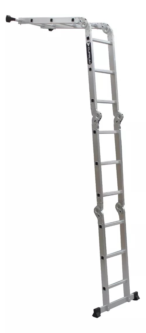 ESCALERA ARTICULADA DE ALUMINIO, 5 POCISIONES, MARCA CUPRUM C-2391-13.