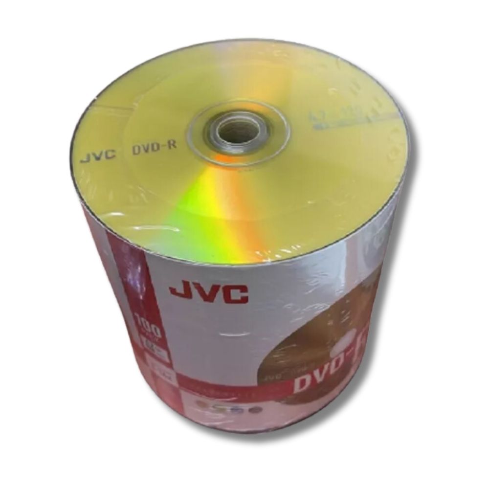 JVC DVD-R con 100 discos