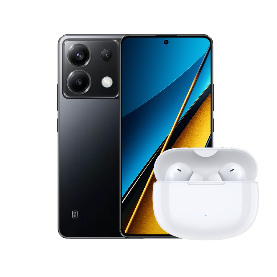 POCO X6 5G 12/256 GB Negro+ Audífonos Honor Choice