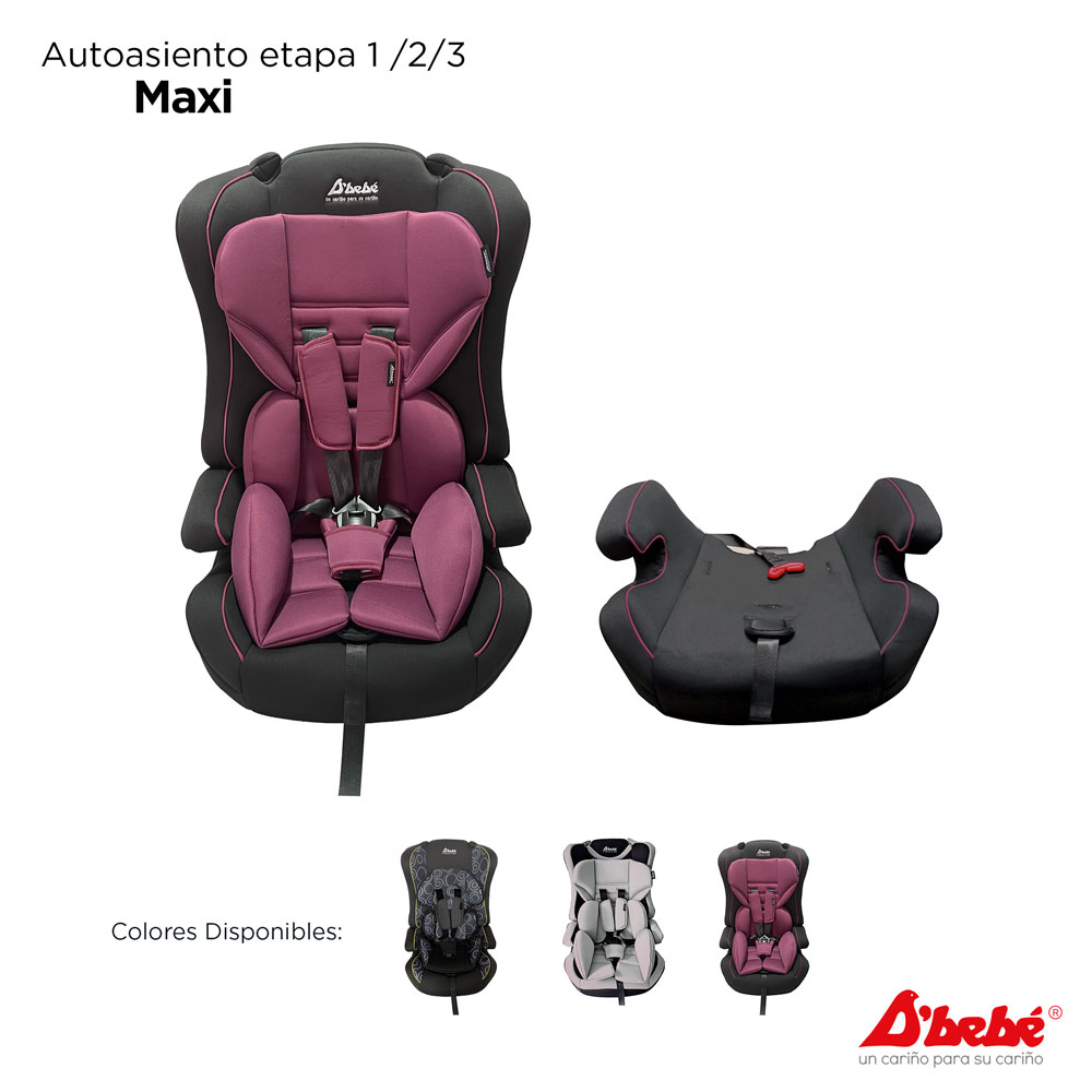 Autoasiento D'bebé Maxi Rosa.