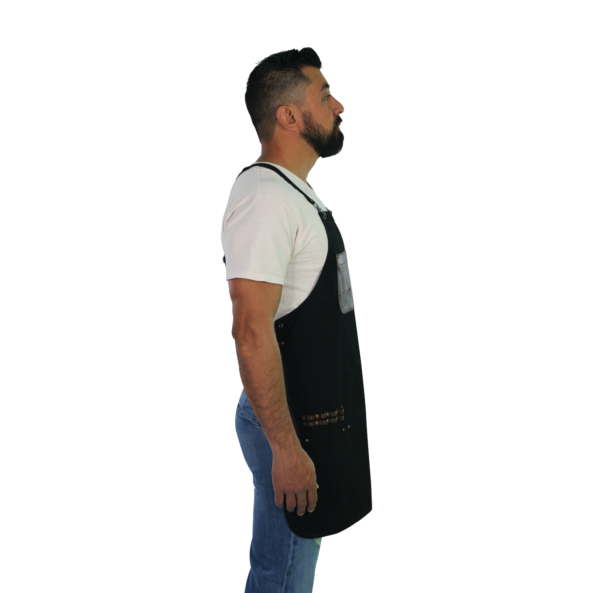 Mandil Para Barbero Mezclilla