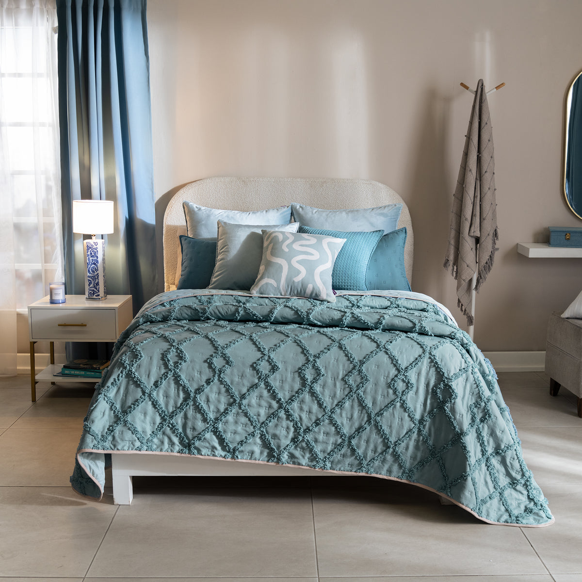 Edredón Nuut Celeste Matrimonial - Vianney