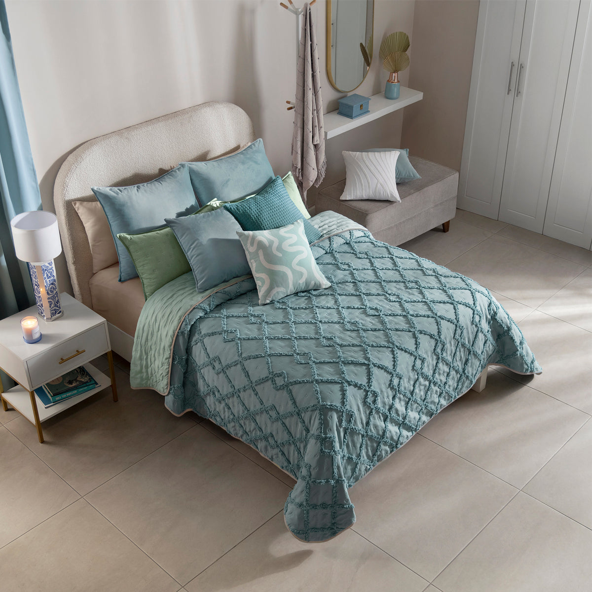 Edredón Nuut Celeste Matrimonial - Vianney