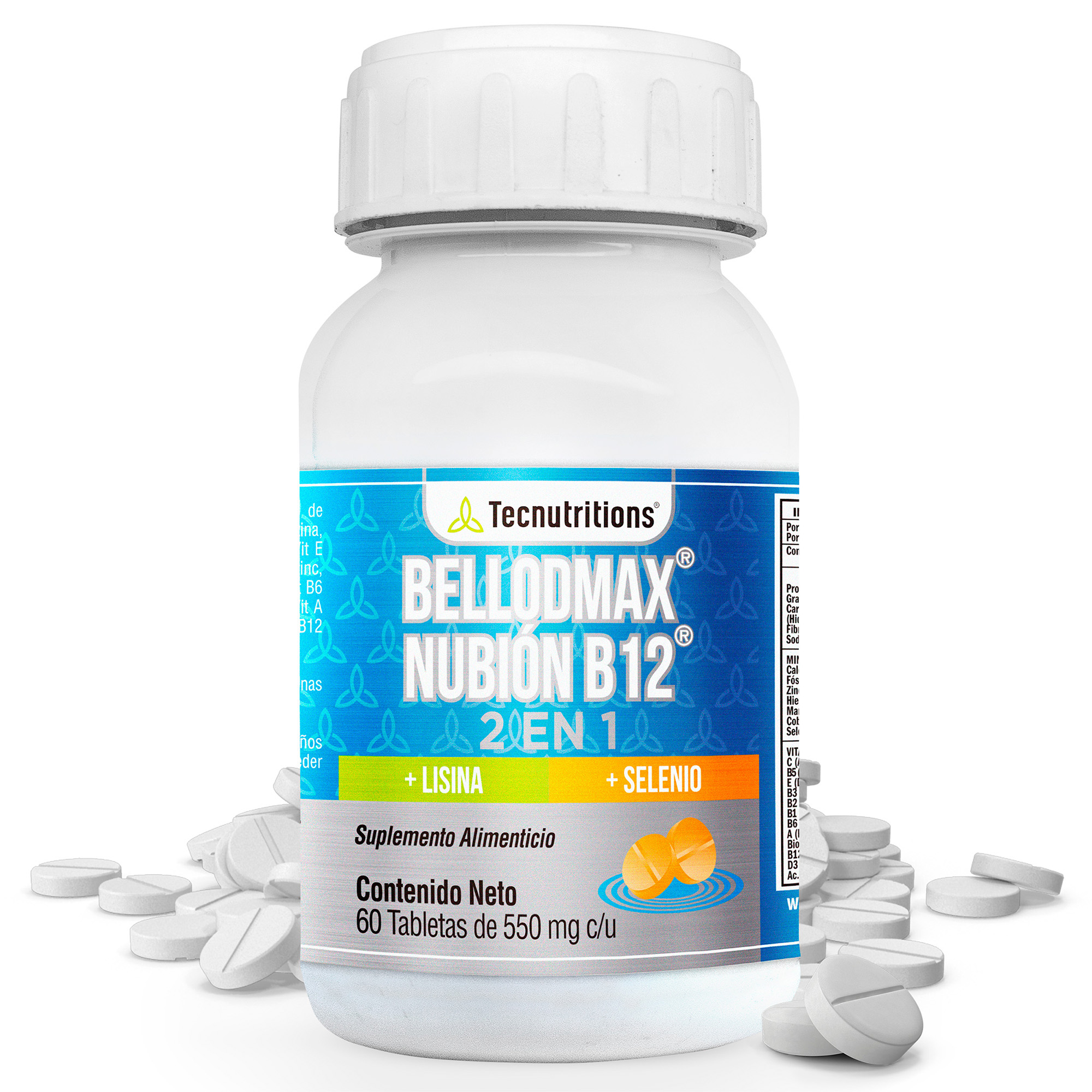 Suplemento Complejo B Bellodmax Tecnutritions Estrés Energía Celular