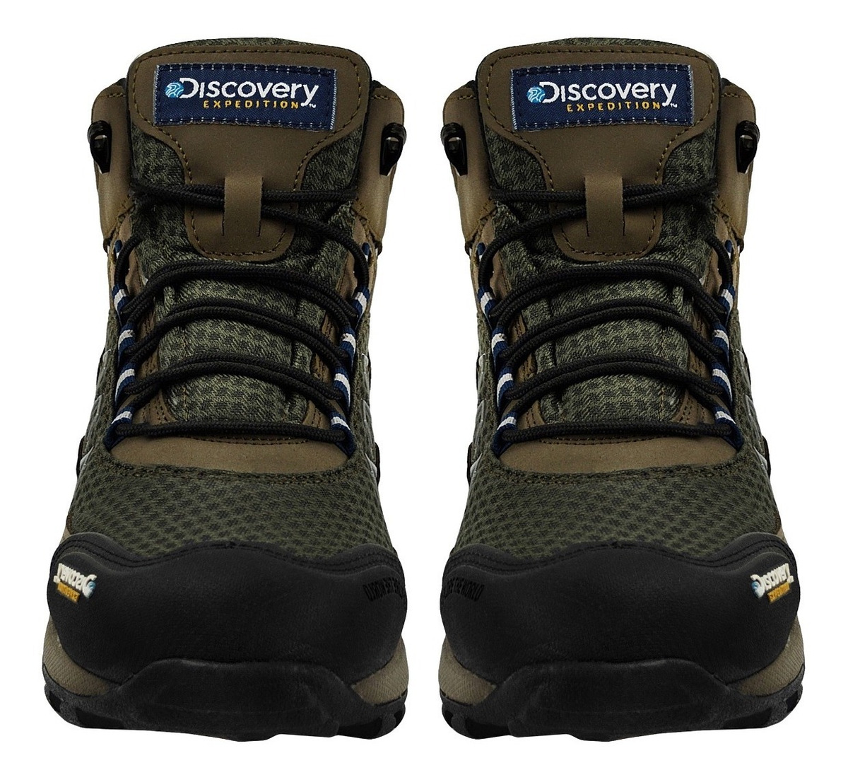 Botas Hiking Outdoor Caballero Discovery Expedition 2320 Color Verde.