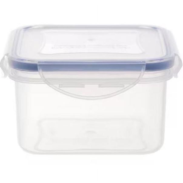 Set De 3 Contenedores Transparentes Con Tapa