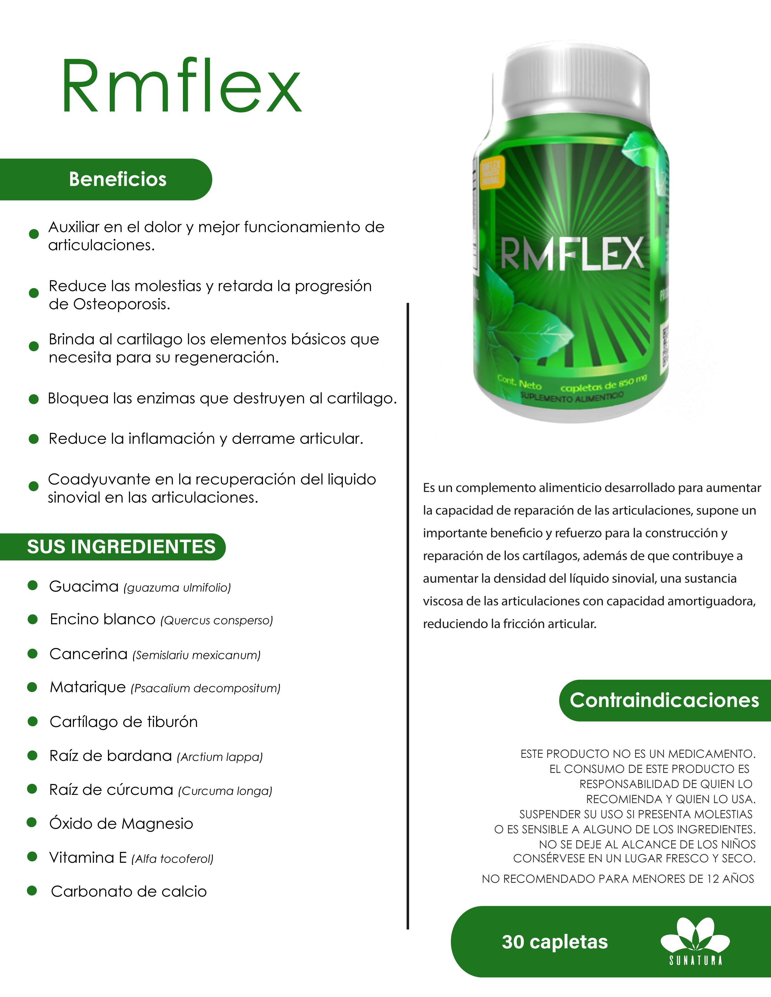 Rmflex 30 capletas