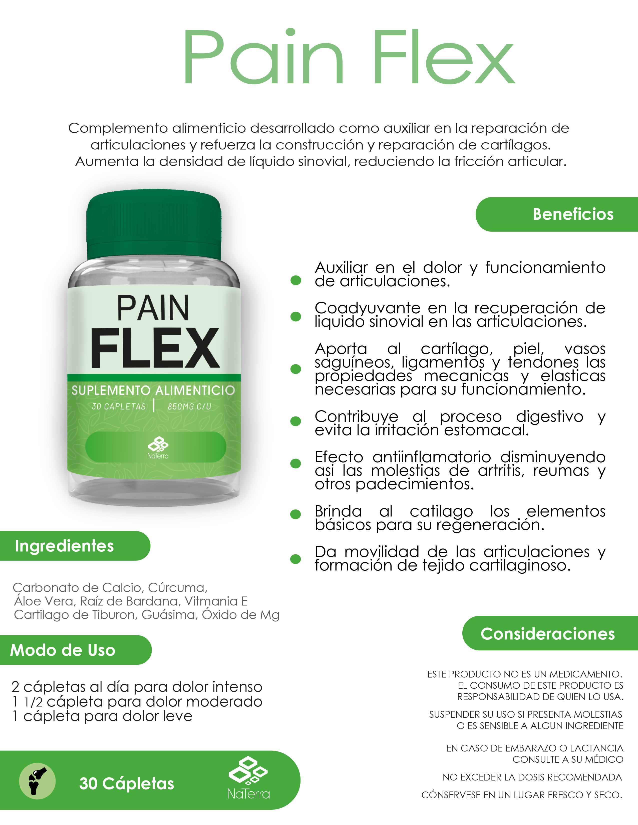 Pain Flex 30 capletas