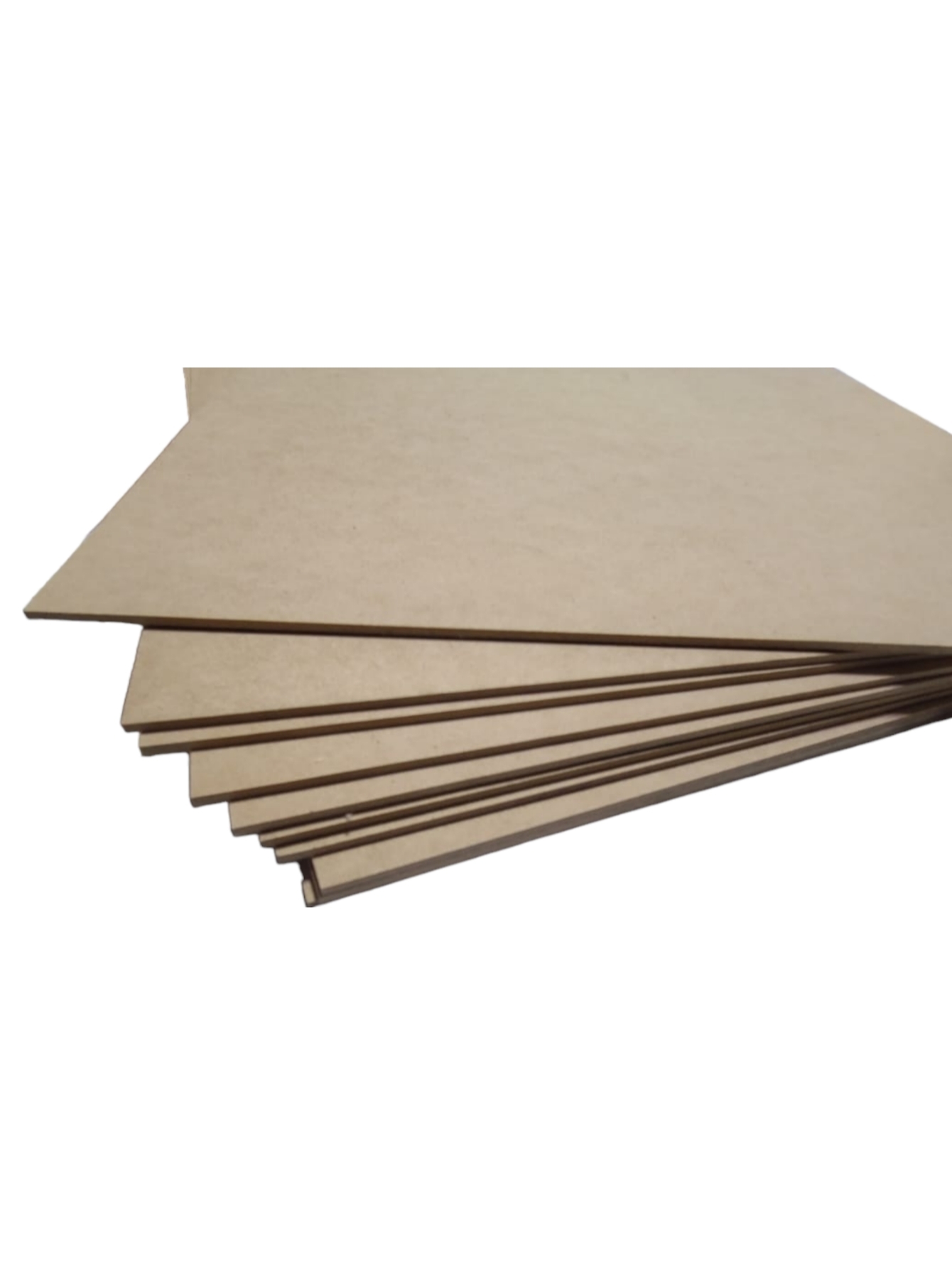 Set De 5 Pz Hojas De Mdf De 3mm De 40 X 40 Cortadora Laser.