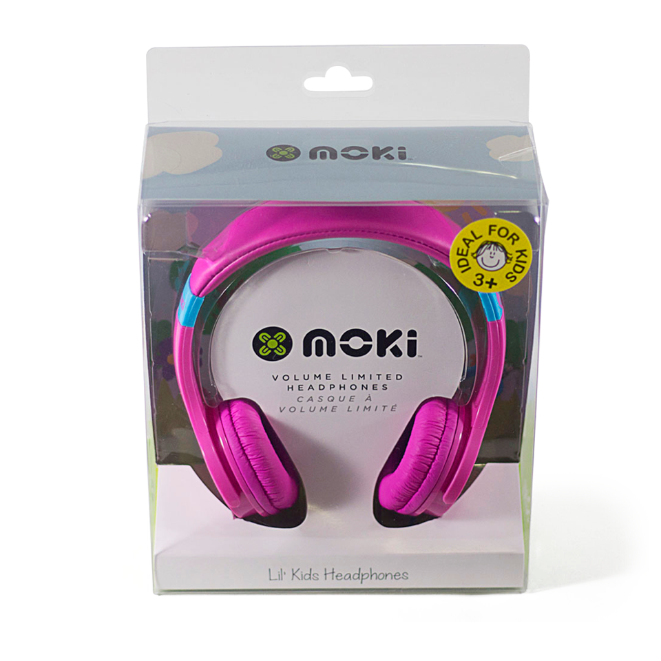 Audífonos de Diadema para Niños Lil Kids Rosa Moki HPLILPK.