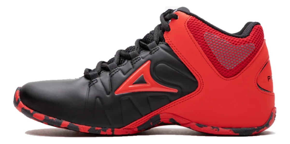 Tenis Pirma Bskt Hombre Sneakers Wilkins 795 Negro Rojo.