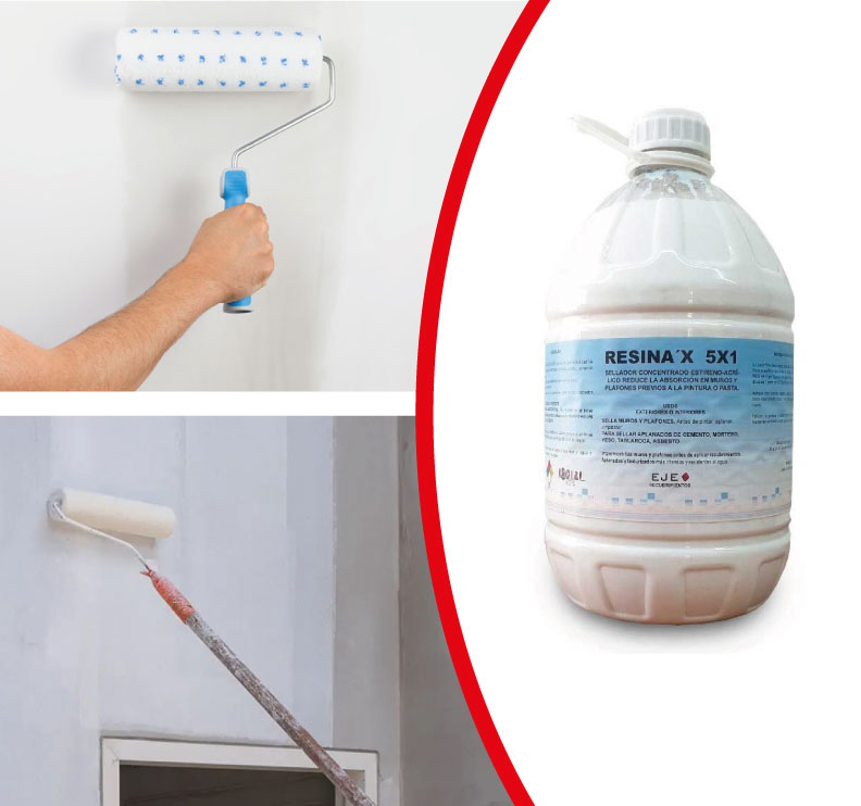 Primer Sellador Protector de Muros, Recina acrilica 5x1 5L