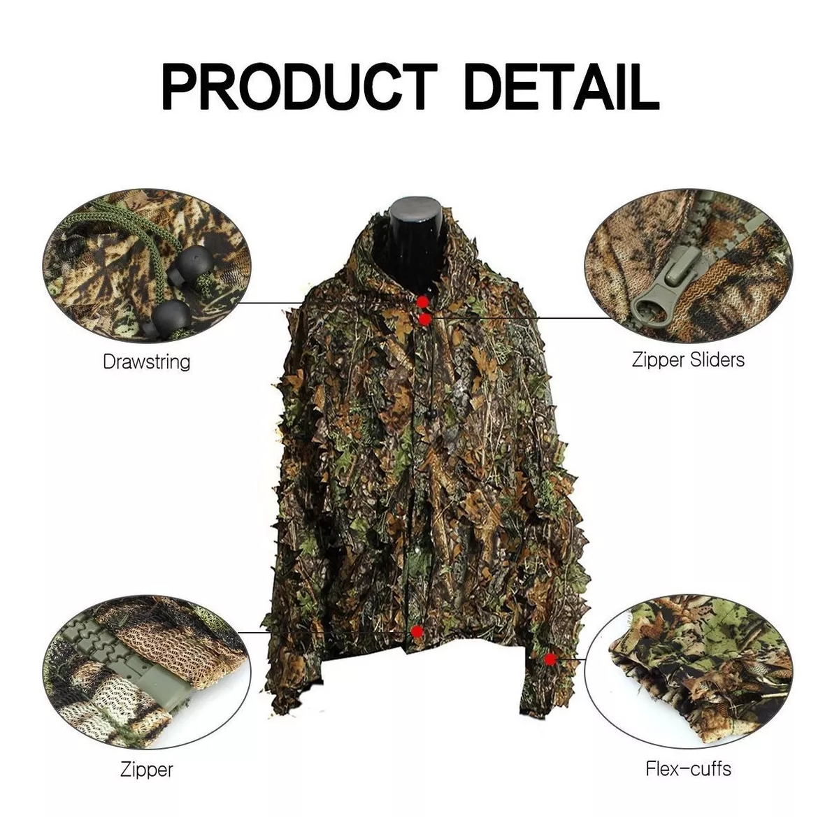 Traje Ghillie Táctico De Camuflaje.