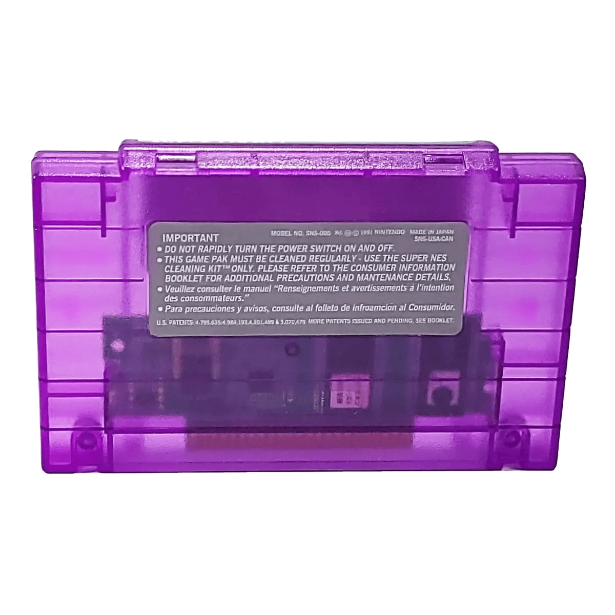 Cartucho Multijuegos De Snes 110 En 1 Sunset Rider Zelda.