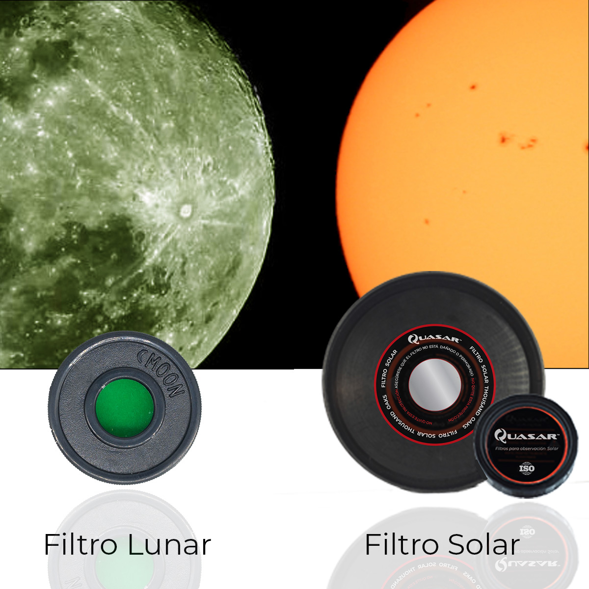 Telescopio Quasar Professional Q114 675x Con Adaptador Smartphone.