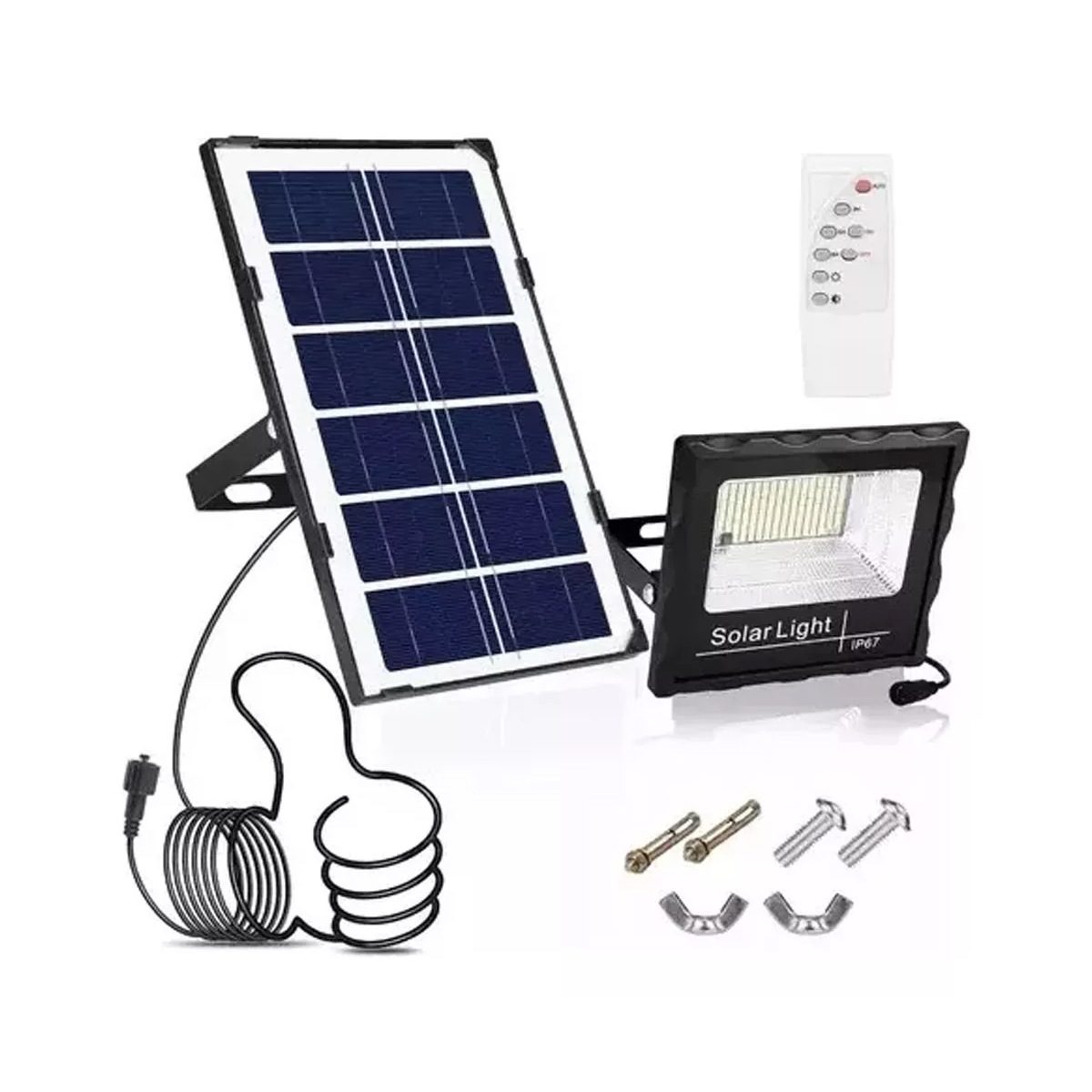 Lampara Solar 30w Tipo Industrial