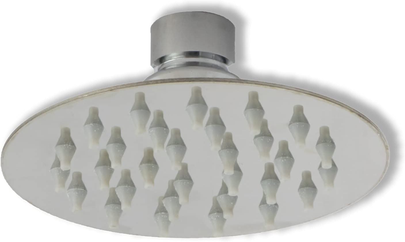 MEER Regadera Redonda 4" (10.16 CM) en Acero Inoxidable, ideal para ...