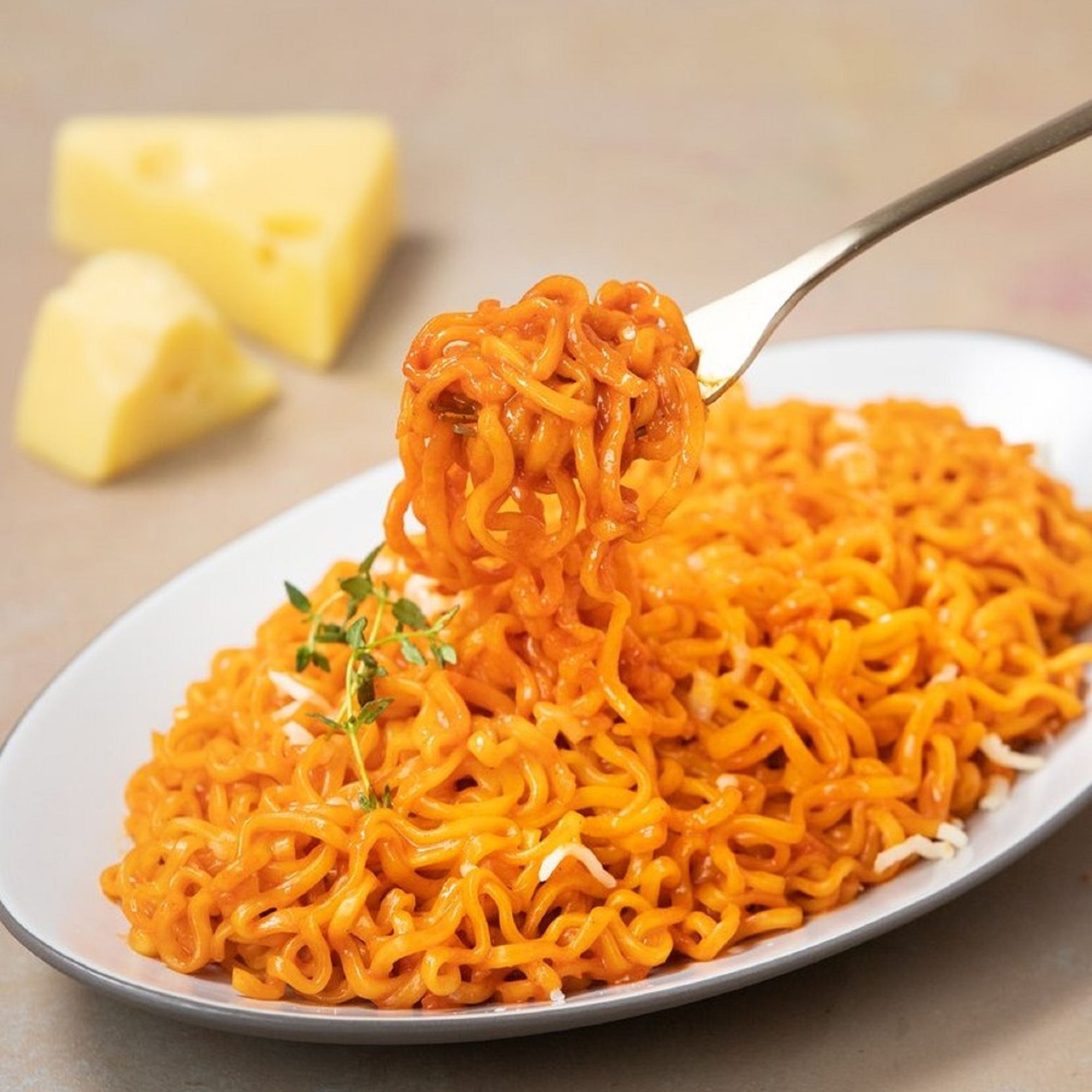 Sopa Instantánea Ramen Coreana Buldak Queso Picante 20 pzs.