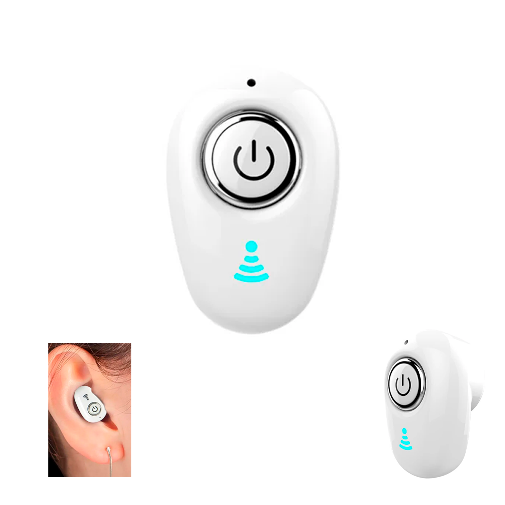 Auricular Inalambrico Mini Invisible con Microfono Audifono Reduccion ...