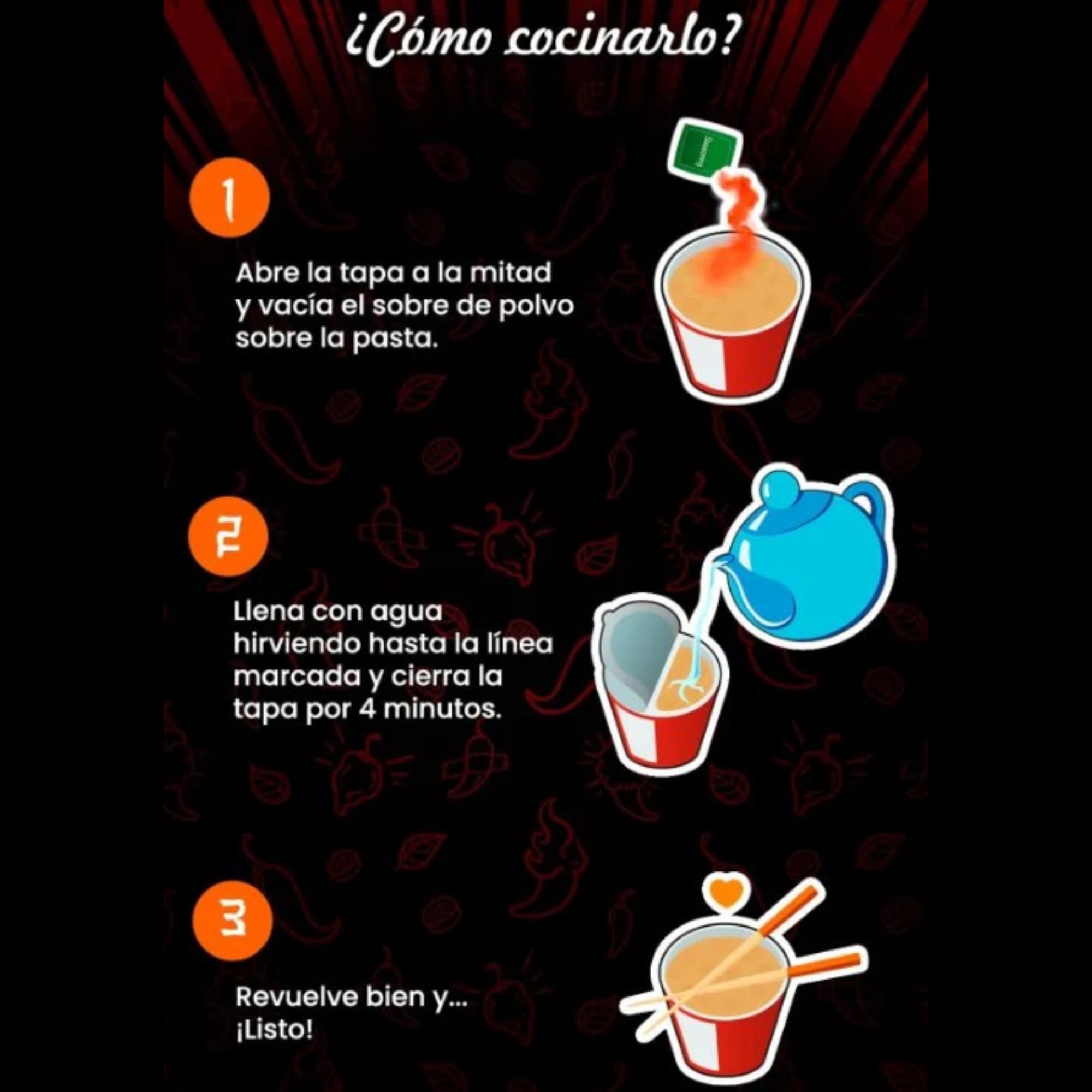 Sopa Instantánea Ramen Coreana Buldak Big Bowl Sabor Cremosa de 5 Piezas