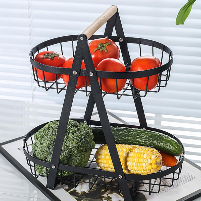 Frutero 2 niveles redondo.