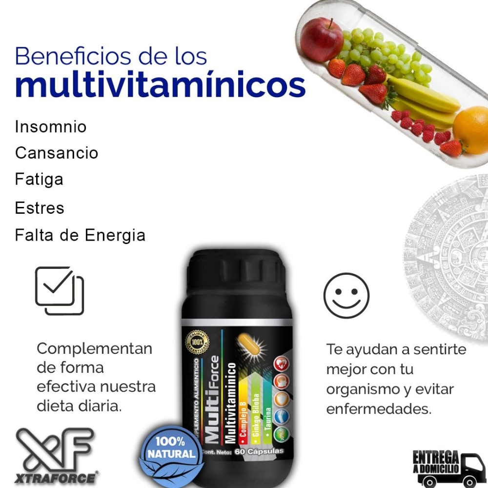 MultiForce es un Multivitamínico, Complejo B y Ingredientes Naturales ...