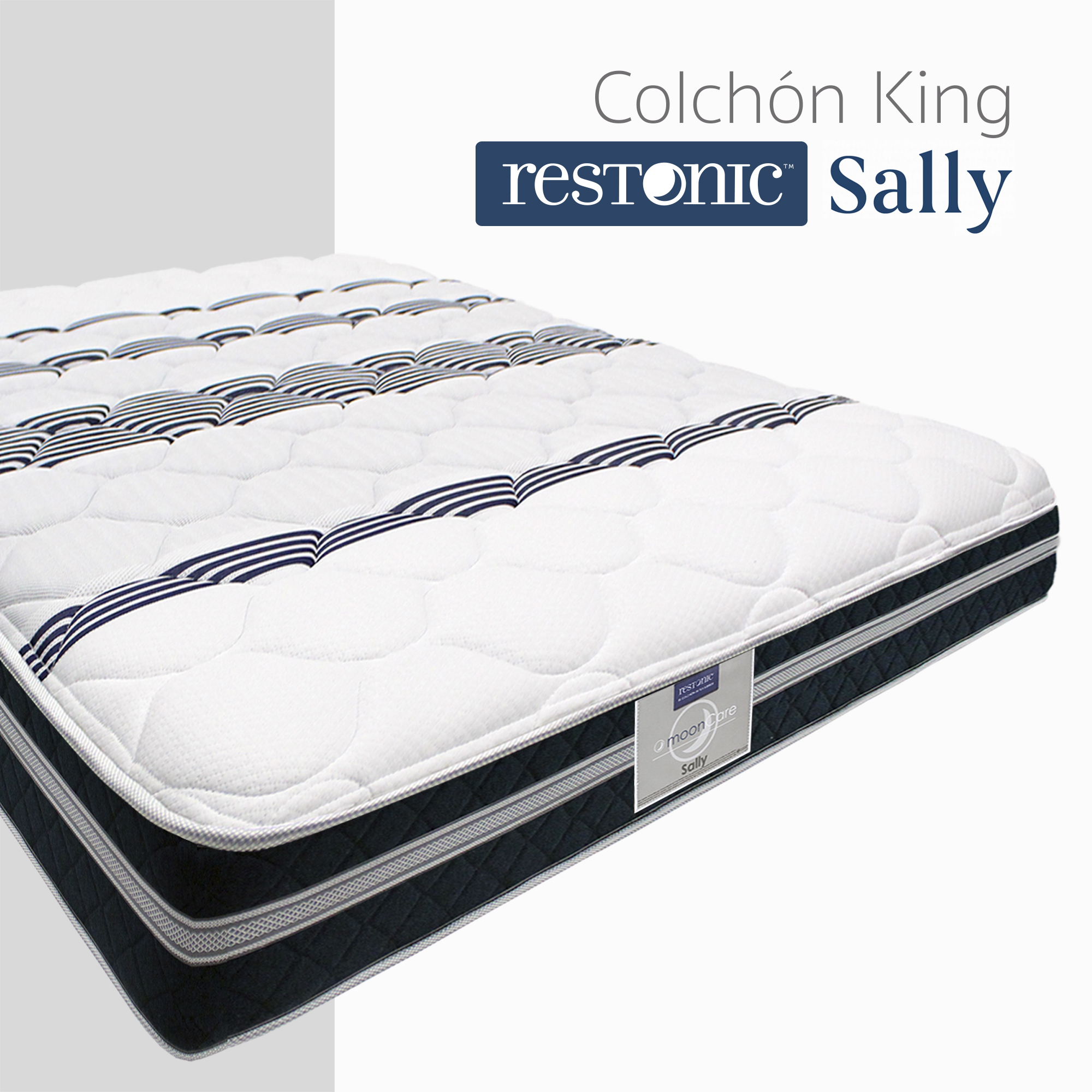Colchón King Restonic Sally Mooncare.