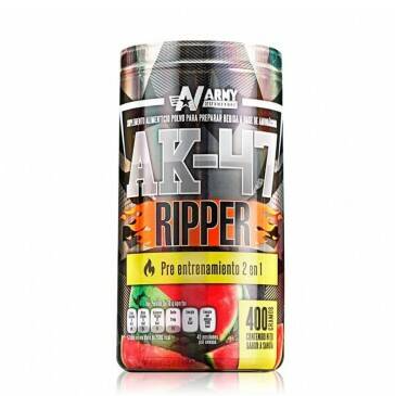 Pre Entreno + Quemador AK-47 Ripper 400 gr (40serv) Sandia.