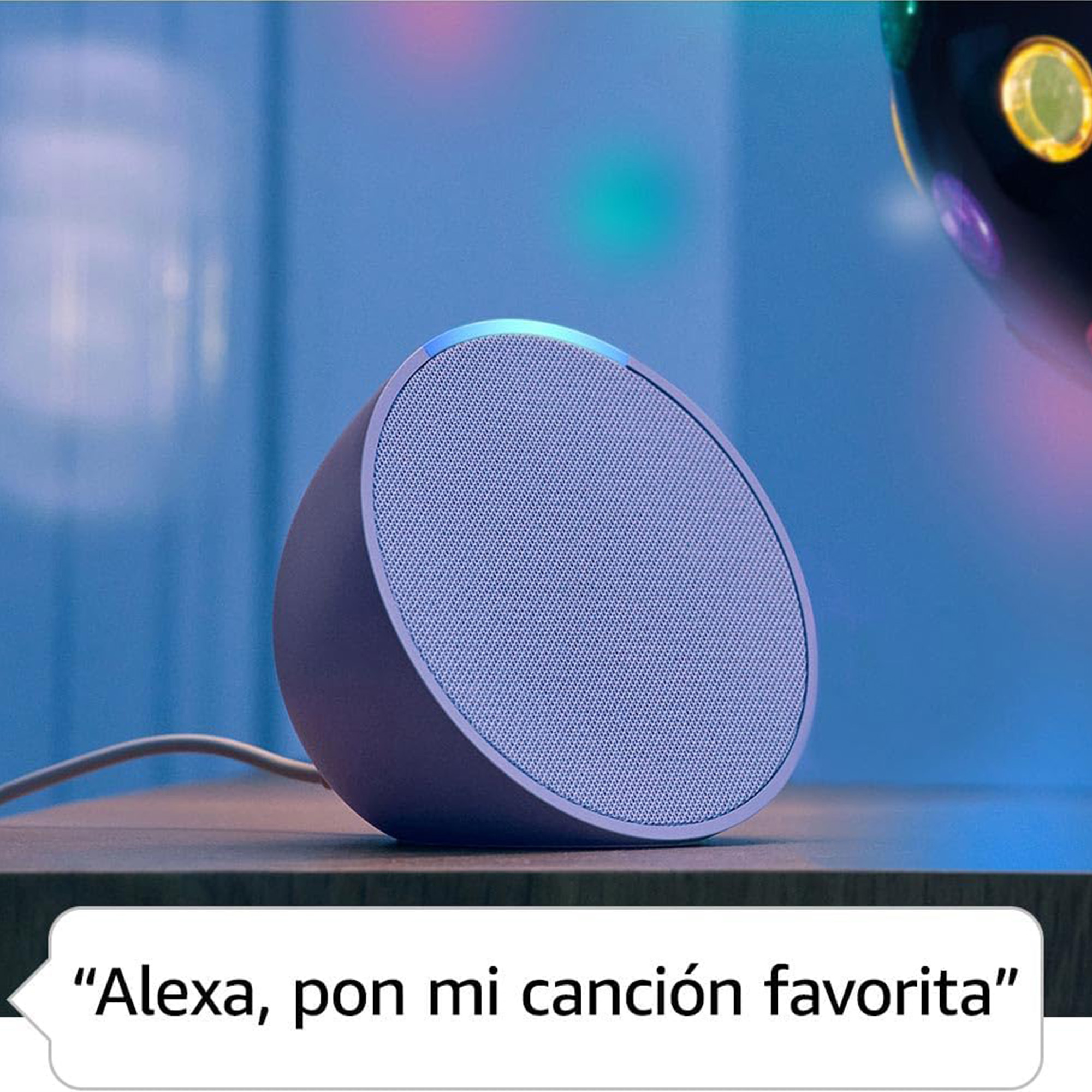 Amazon Echo Pop con asistente virtual Alexa, Verde azulado